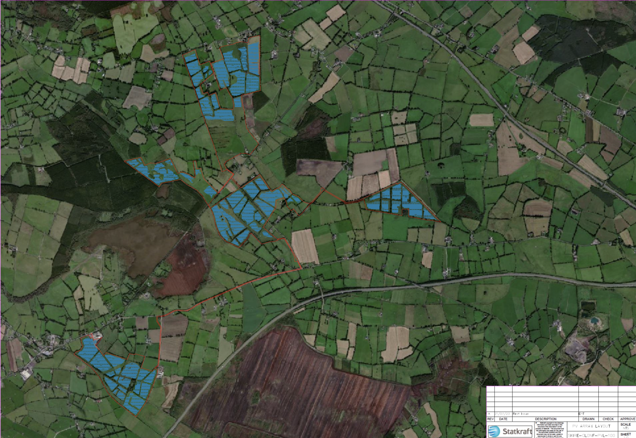 Project Being Constructed - Clonfad Solar Project